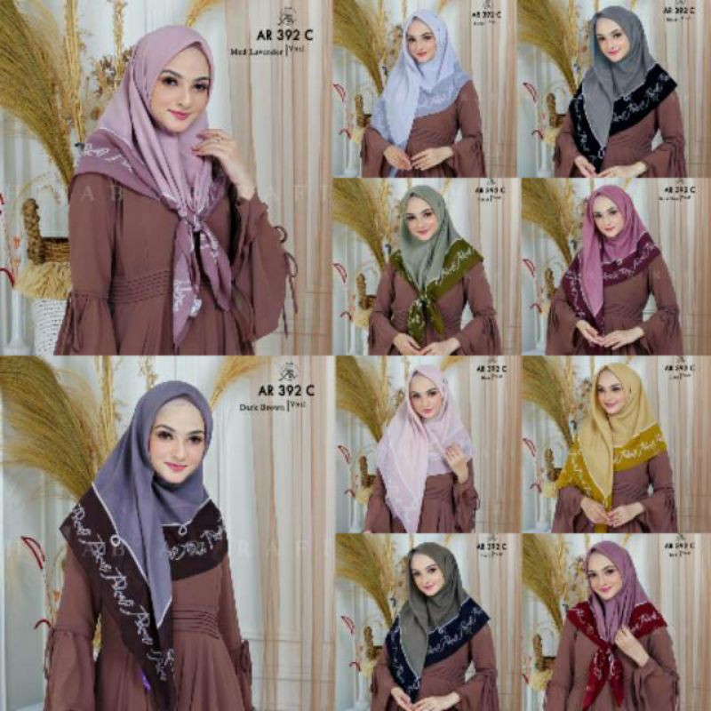 Jual hijab ar Rafi ORI hijab ar 392 c | Shopee Indonesia