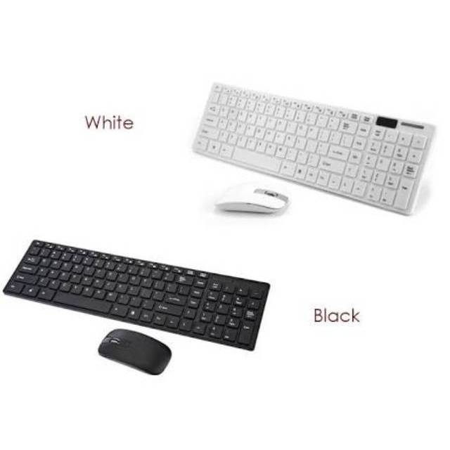 Jual Keyboard Dan Mouse Wireless Satu Dongle USB | Shopee Indonesia