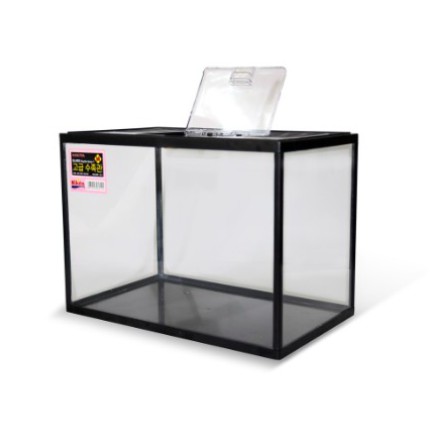 Jual Aquarium Nikita Reptil size L Tinggi + tutup. Khusus order by gojek/grab | Shopee Indonesia