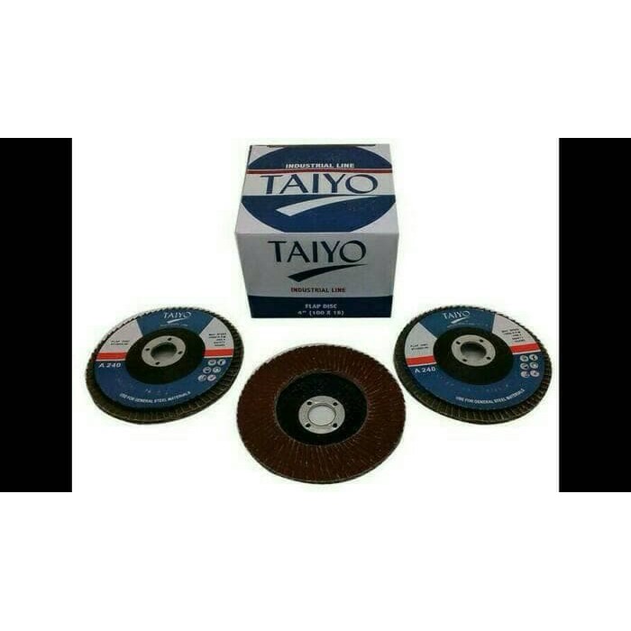 Jual MATA GERINDA AMPLAS FLAP DISC GRIT 120 / 240 | Shopee Indonesia
