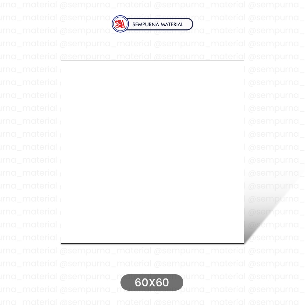 Jual Granit CARLO Chiara White Putih Polos - 60X60 | Shopee Indonesia