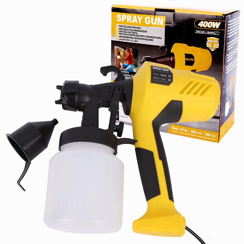 Jual Reaim 800ML Electric Spray Gun 400Watt Paint Mesin Cat Semprot ...