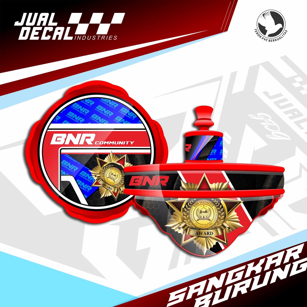 Jual Stiker Sangkar Lovebird BNR GOLD COMMUNITY | Stiker Tebok Lovebird ...