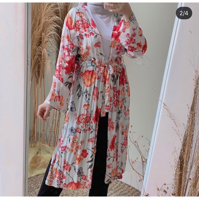 Jual FLORA CARDIGAN MOTIF BUNGA BKK BOHEMIAN FLORA OUTER KARDIGAN ...