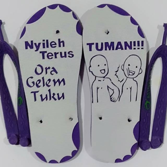 Jual SANDAL UKIR MEME LUCU, | Shopee Indonesia