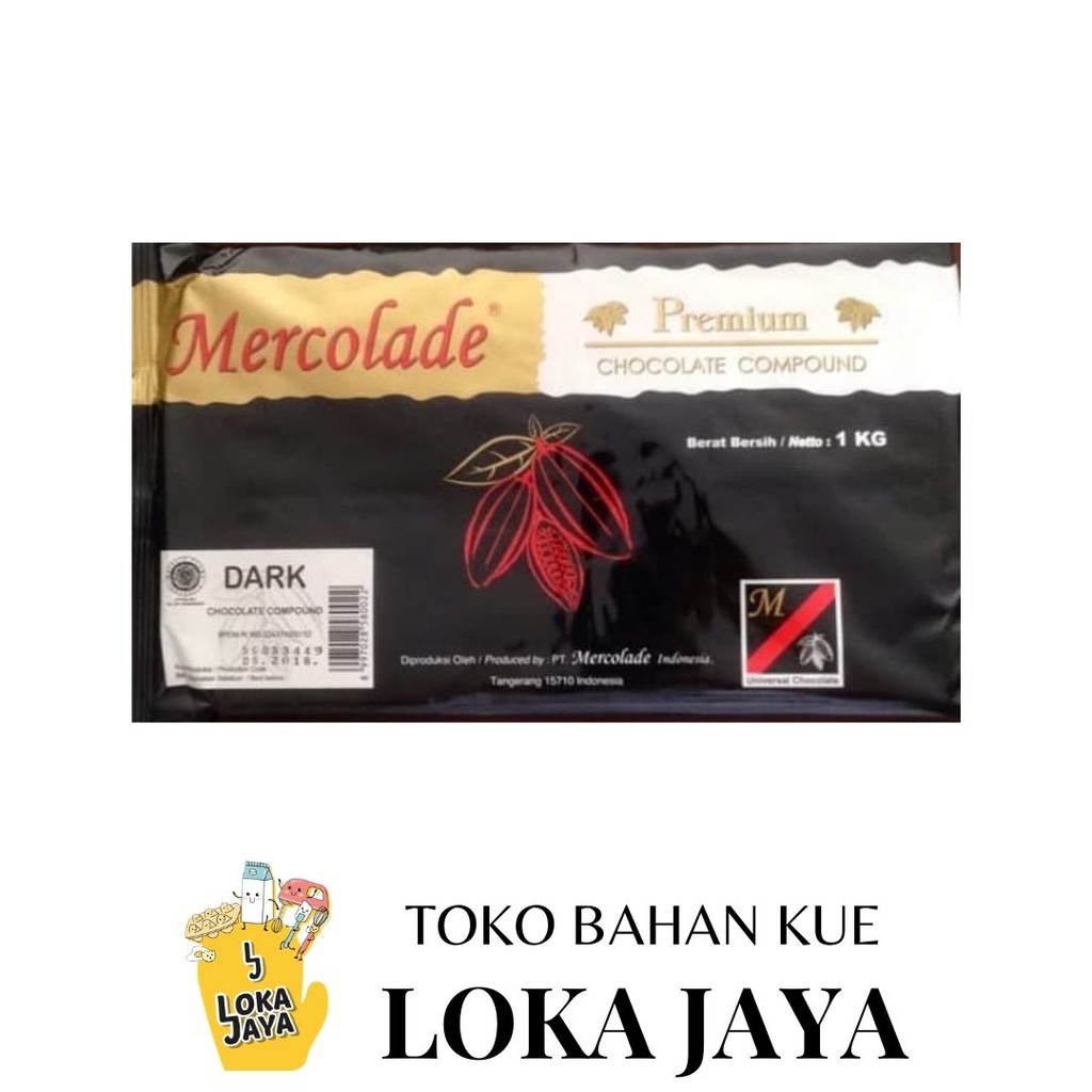 Jual MERCOLADE CHOCOLATE COMPOUND PREMIUM 1 KG | Shopee Indonesia