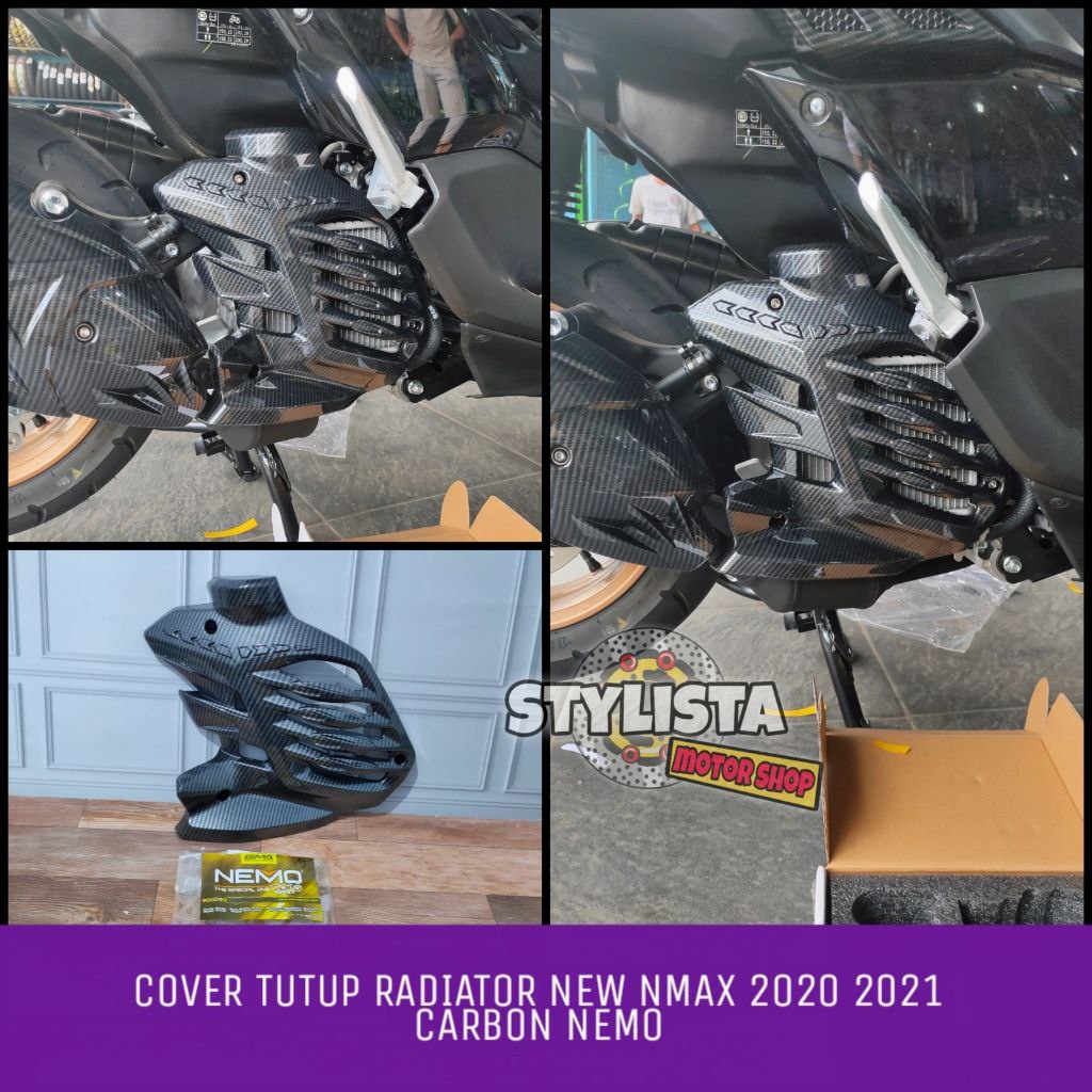 Jual COVER RADIATOR NEW NMAX 2020 2021 2020 CARBON NEMO COVER TUTUP ...