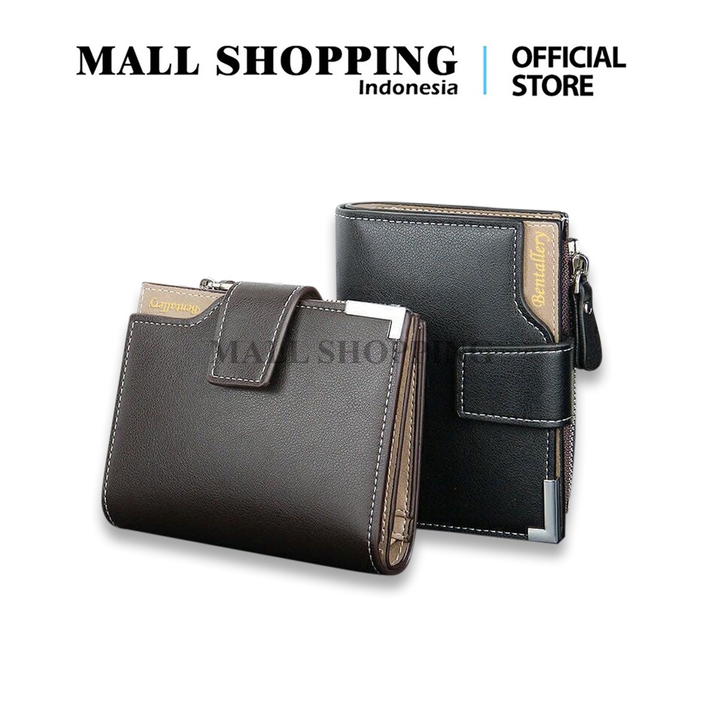 Jual (COD) Dompet Lipat Wanita Dompet Pria Unisex Dompet Kartu MALL ...