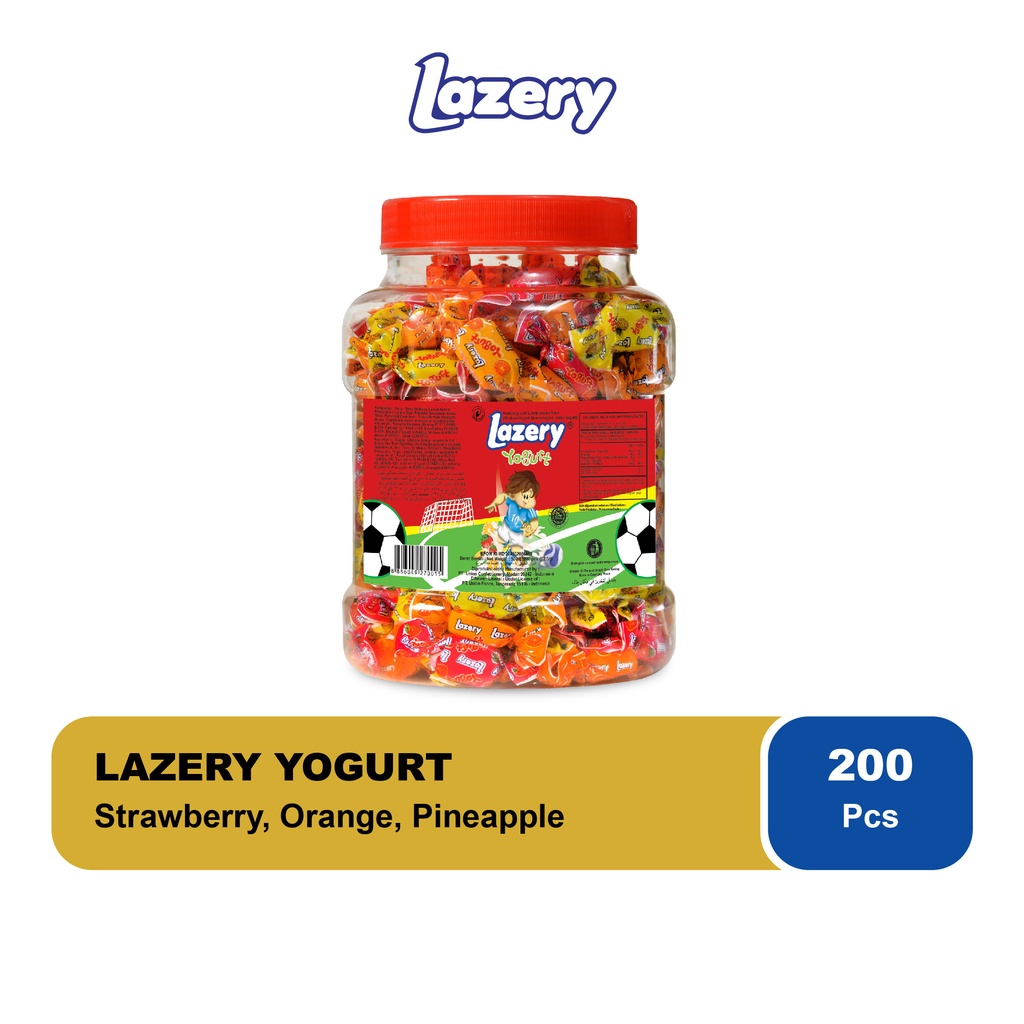 Jual Permen Lazery Yogurt Ples 500 gram - Lazery Yogurt Candy | Shopee ...