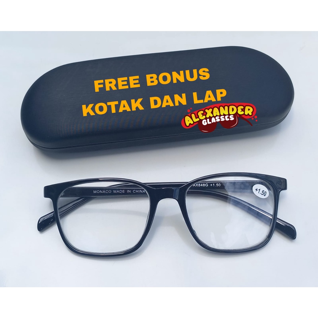 Jual Terbaru Kacamata baca plus pria asli lensa KACA kacamata super fokus kacamata baca khusus ...