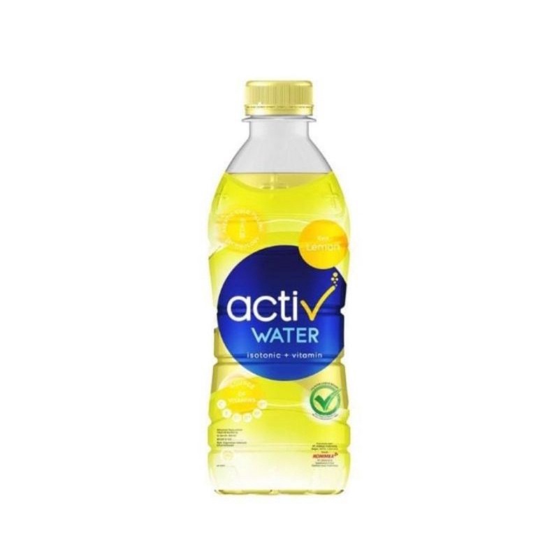 Jual ACTIV WATER MINUMAN ISOTONIK VITAMIN RASA LEMON 380 ml | Shopee ...