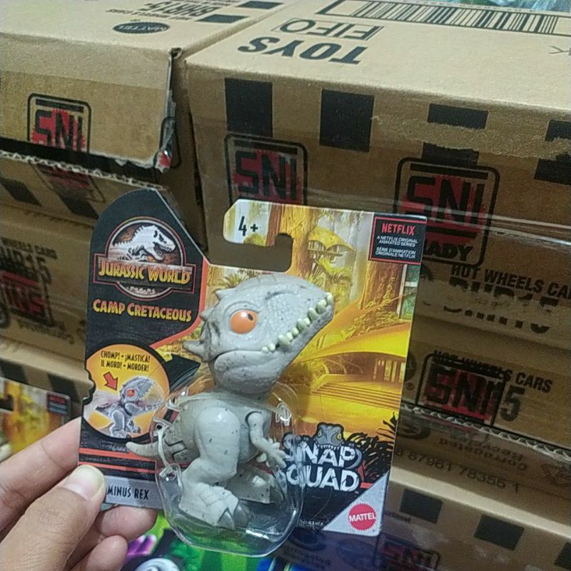 Jual Jurassic world camp cretaceous snap squad indominus Rex ori ...