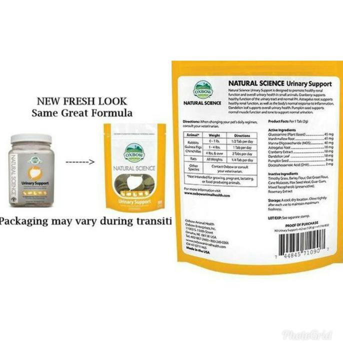 Jual Oxbow natural science urinary 4,2 oz (120 g) murah | Shopee Indonesia