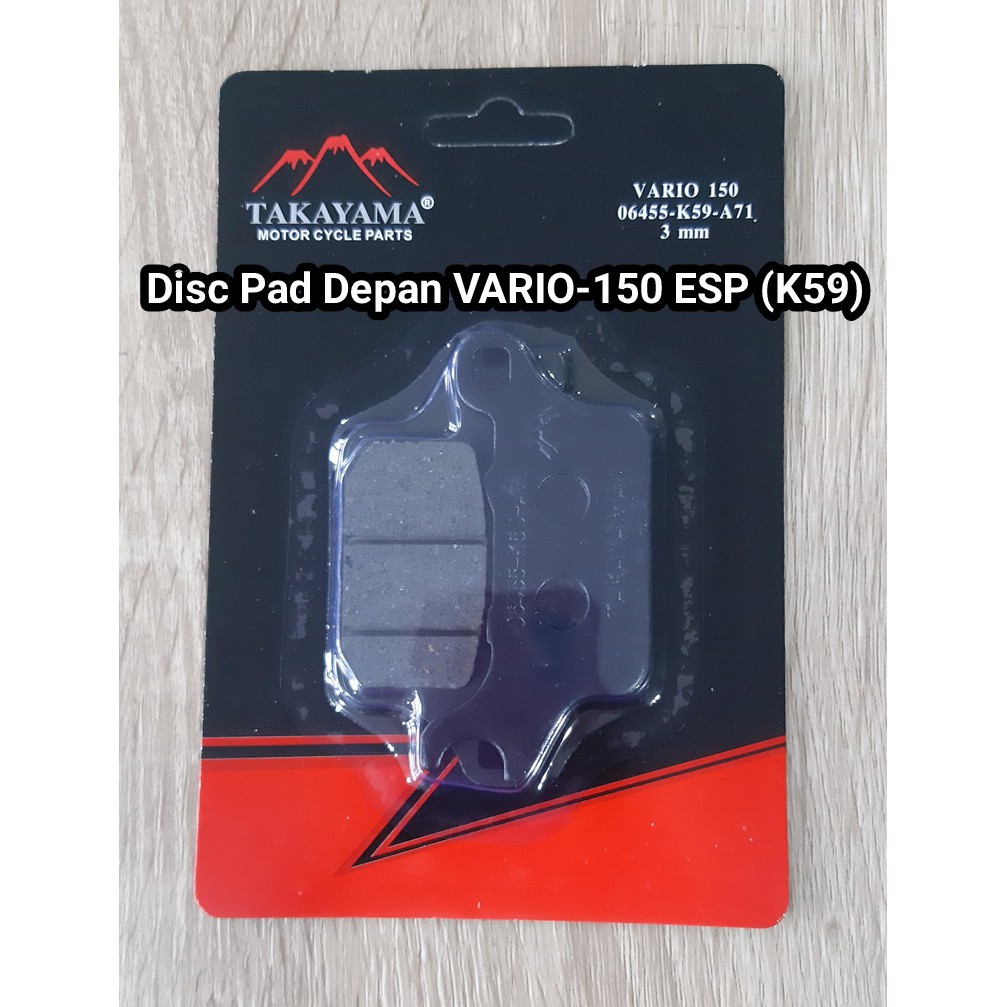 Jual [Orisinil & Baru] Disc Pad Plat 3m/m (Non Asbes) Kampas Rem Var125 ...