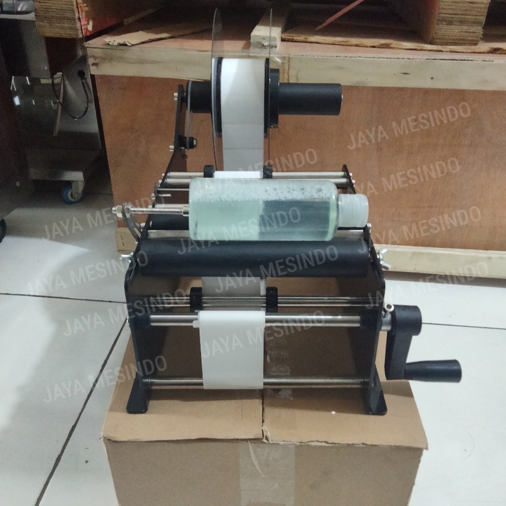 Jual Mesin Labeling Stiker Botol Bulat Manual | Shopee Indonesia