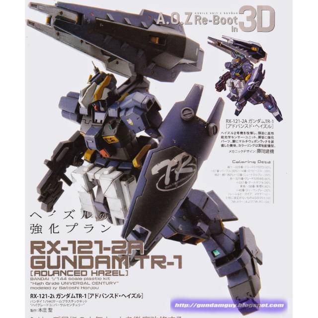 Jual Bandai HG 1/144 TR-1 Advanced hazel | Shopee Indonesia