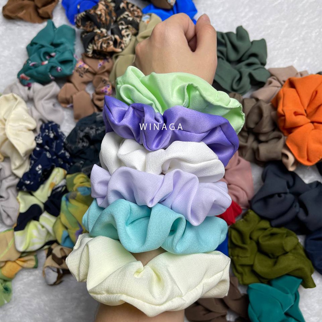 Jual Scrunchie Ikat Rambut Kunciran | Shopee Indonesia