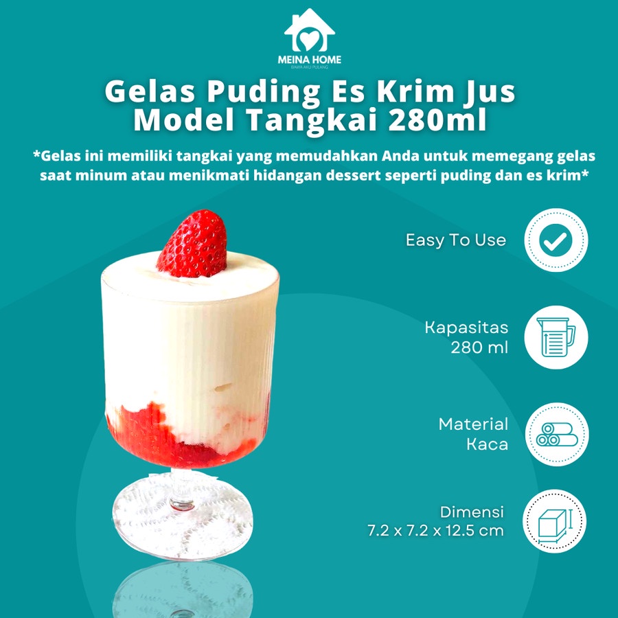 Jual GELAS PUDING ES KRIM / TEMPAT PUDING ICE CREAM BENTUK TANGKAI ...