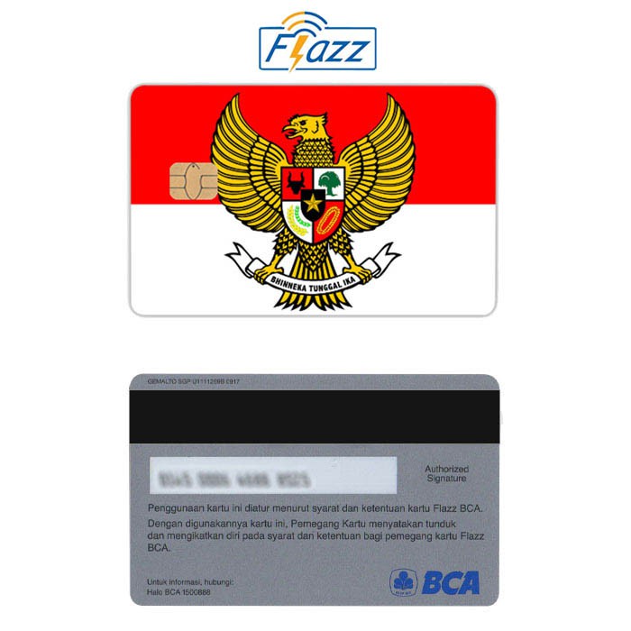 Jual Garuda Indonesia Kartu E-Money E-Toll Flazz BCA Gen 2 NFC Custom Card | Shopee Indonesia