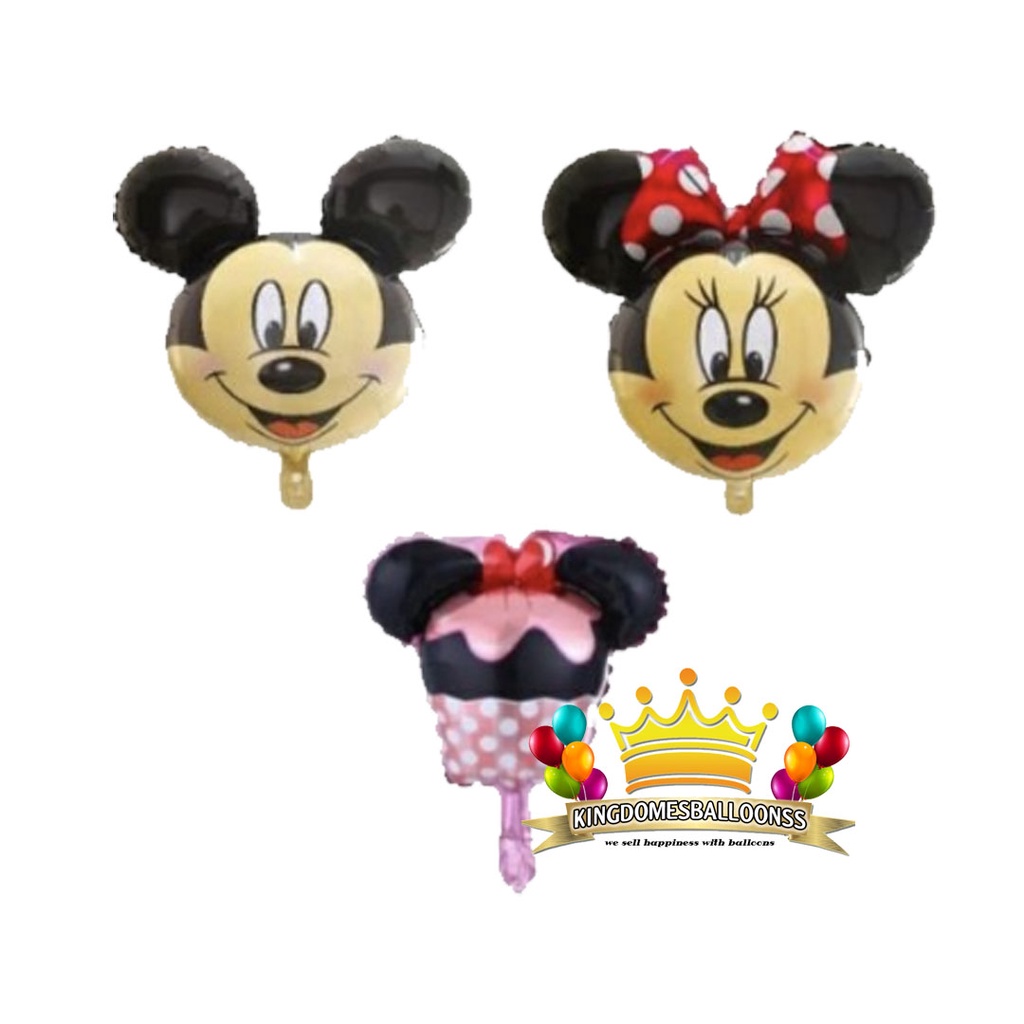 Jual Balon Foil Mini Karakter Minnie mouse/Mickey mouse / minnie mouse ...