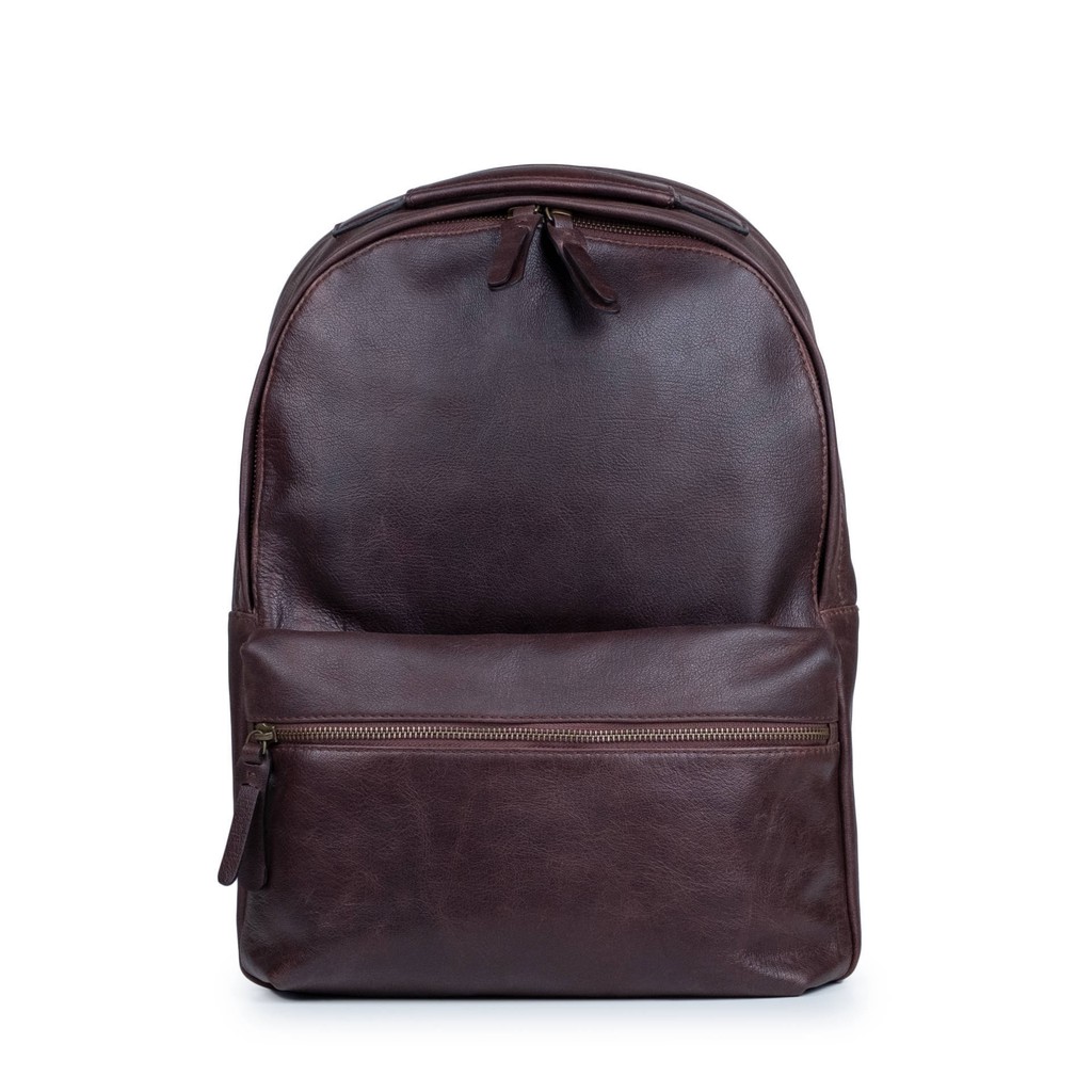 Jual Sanrego (Dark Brown) Backpack Genuine Leather Kulit Asli - Gammara ...