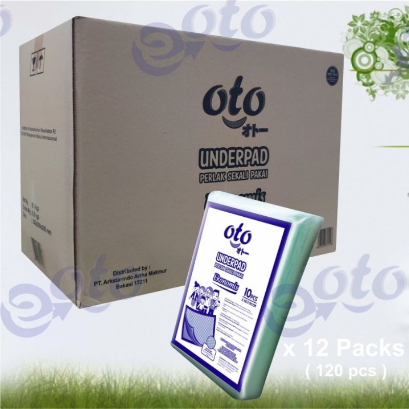 Jual Underpad merk OTO size 60x90 alas pipis alas kandang training pad ...