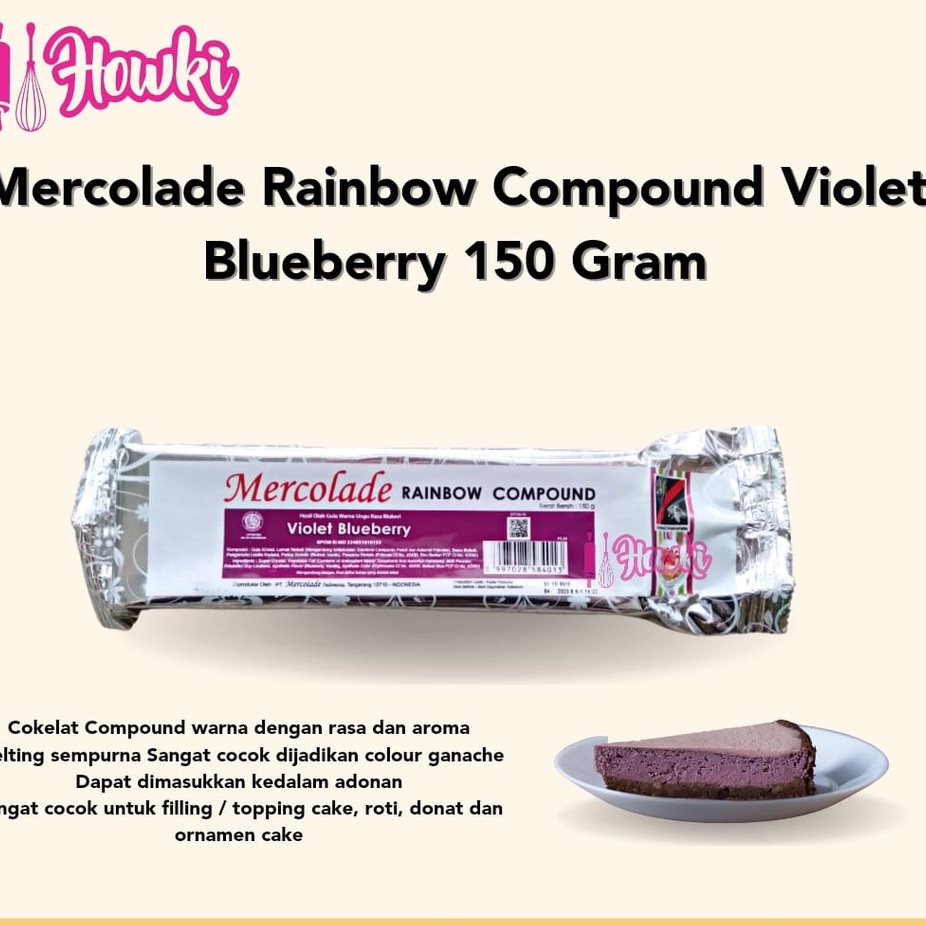 Jual Mercolade Rainbow Compound Violet Blueberry 150gr | Shopee Indonesia