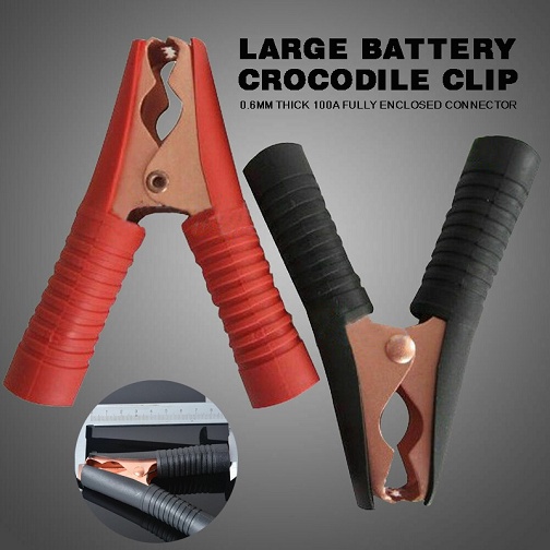 Jual BA-107E Capitan Aki Tembaga 100A Japit Japitan Aligator Clip Besar ...