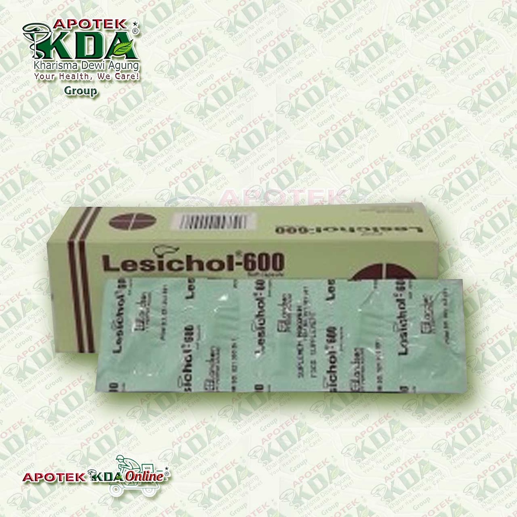 Jual LESICHOL 600 MG 1 STRIP 5 KAPSUL | VITAMIN DAN SUPLEMEN | Shopee ...