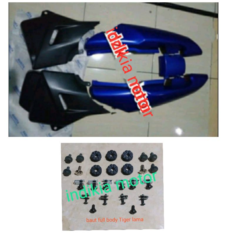 Jual cover body bodi bok aki plus baut Tiger lama 2000 2001 2002 2003 ...