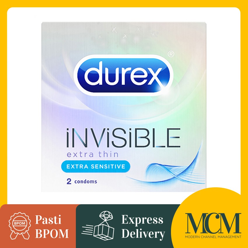 Jual Kondom Durex Invisible isi 2 Pcs - Kondom Tipis Durex | Shopee ...