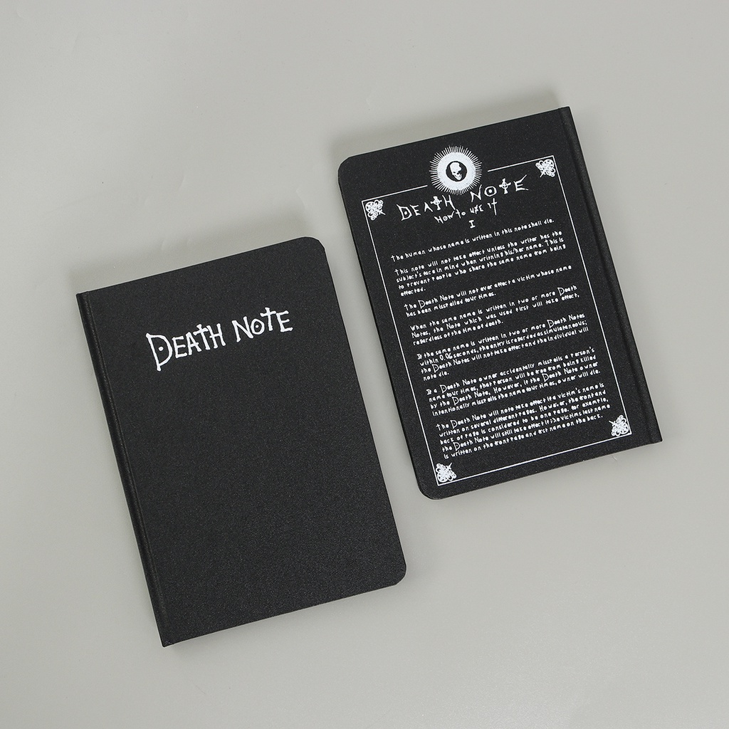 Jual Notebook Death Note Binding/ Planner Dotted/ Grid/ Journal/ Agenda ...