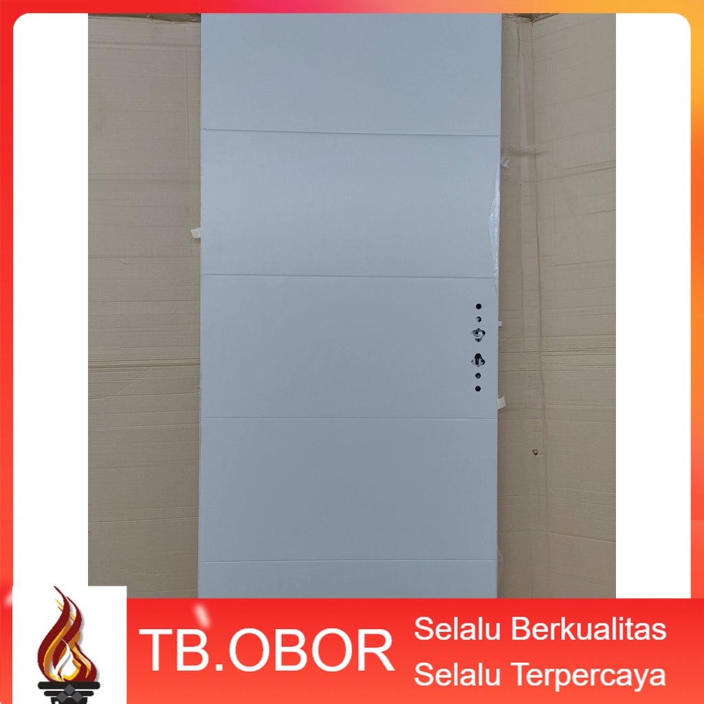 Jual Pintu Baja Kodai TX-08 Motif Garis Lurus Salur Type New Model ...