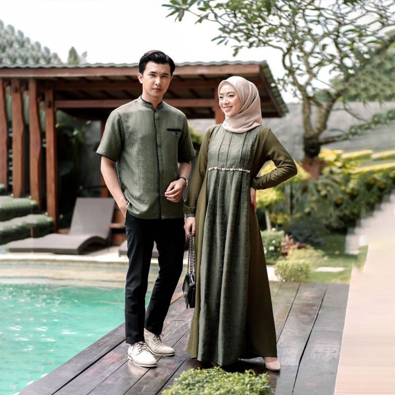 Jual Couple Gamis Lebaran Busui Terbaru Couple Gamis Busui Fhasion ...