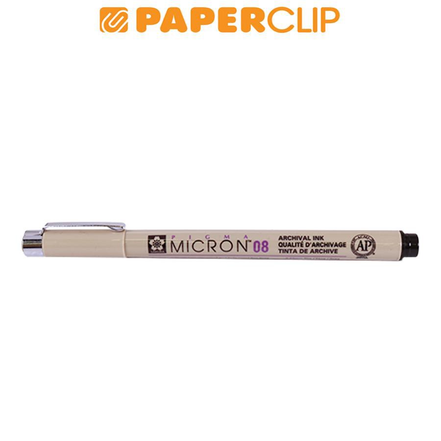 Jual BALLPOINT SAKURA PIGMA MICRON 08 BLACK | Shopee Indonesia
