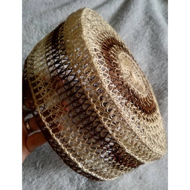 Jual Peci rotan warna kopyah kopiah songkok khas kalimantan selatan | Shopee Indonesia