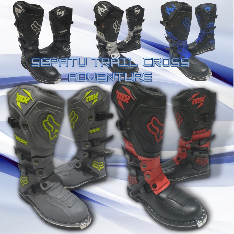 Jual Sepatu trail motocross dewasa/sepatu motor trail cross off road MX ...
