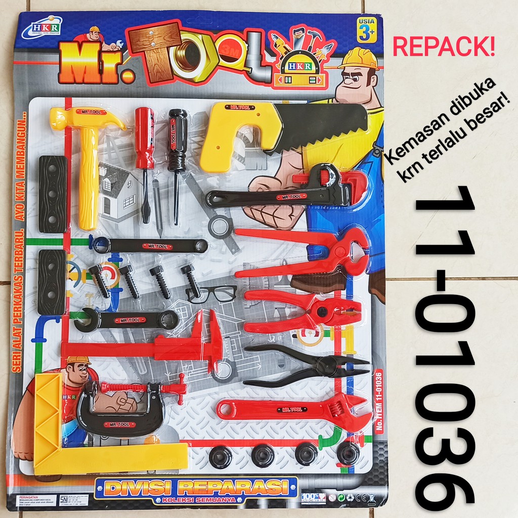 Jual Toolset OREN Mainan Alat Pertukangan Mechanical Tool Tools Set ...