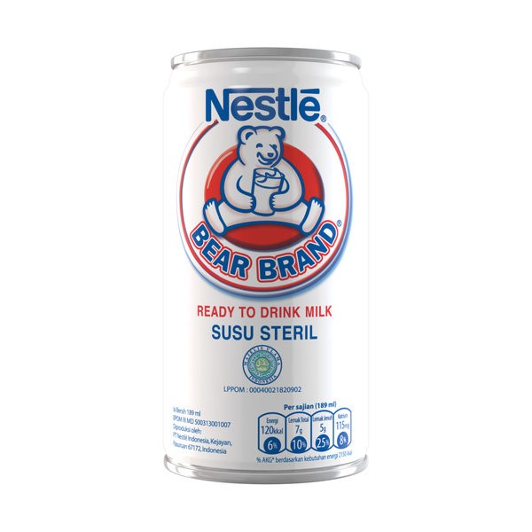 Jual SUSU BEAR BRAND MILK 189ML | Shopee Indonesia