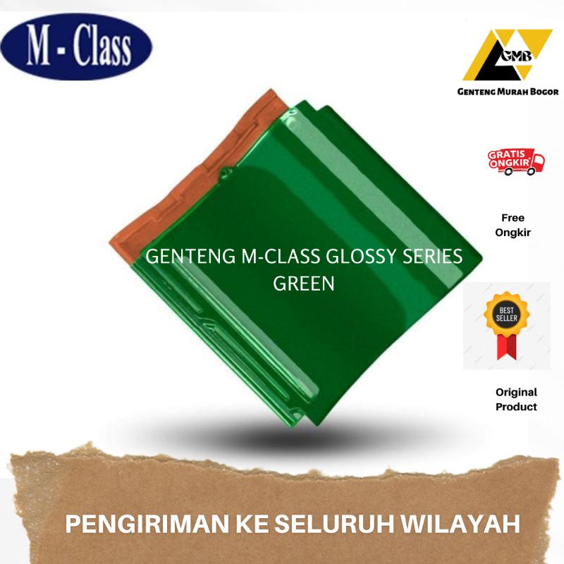 Jual Genteng M-Class Atap Rumah Kenteng Keramik Bagus Kuat Murah Glossy ...