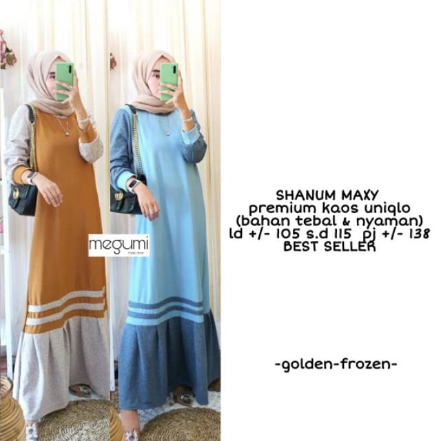 Jual Shanum#2 Maxy Dress Original By Megumi | Shopee Indonesia