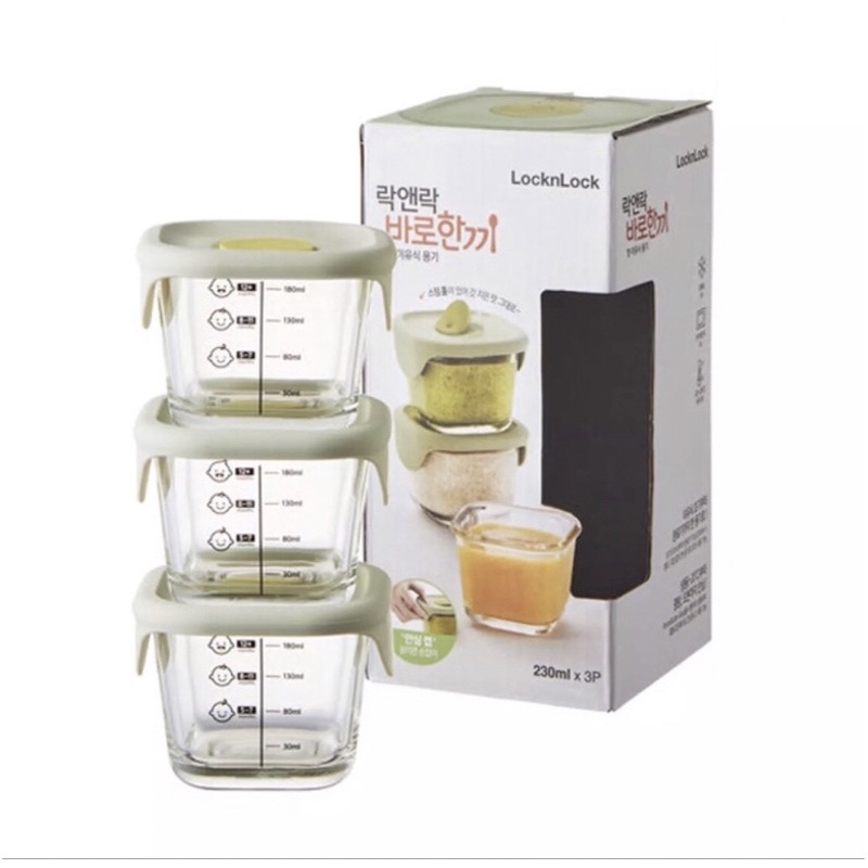 Jual Lock n Lock Food Container / Meal Container kaca glass | Shopee ...