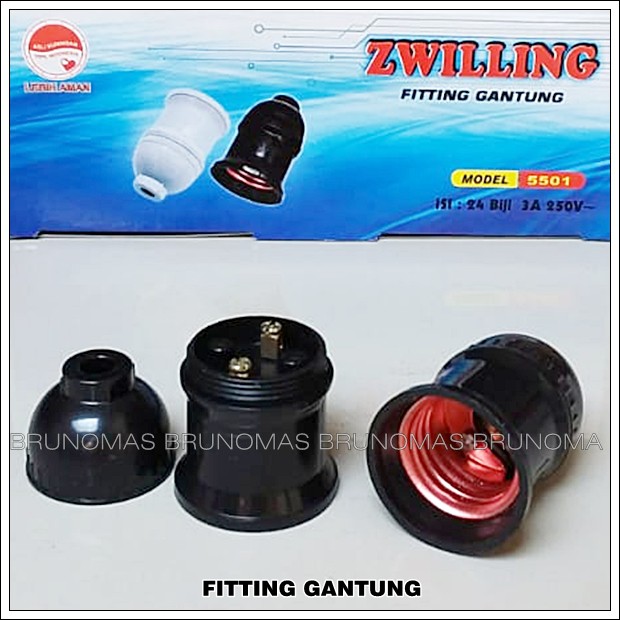 Jual Fitting Gantung Hitam - Fitingan Lampu SNI | Shopee Indonesia