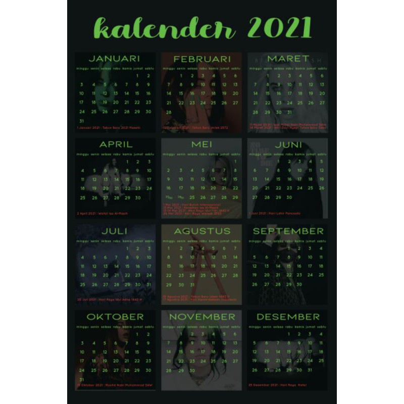 Jual Kalender 2021 | Shopee Indonesia