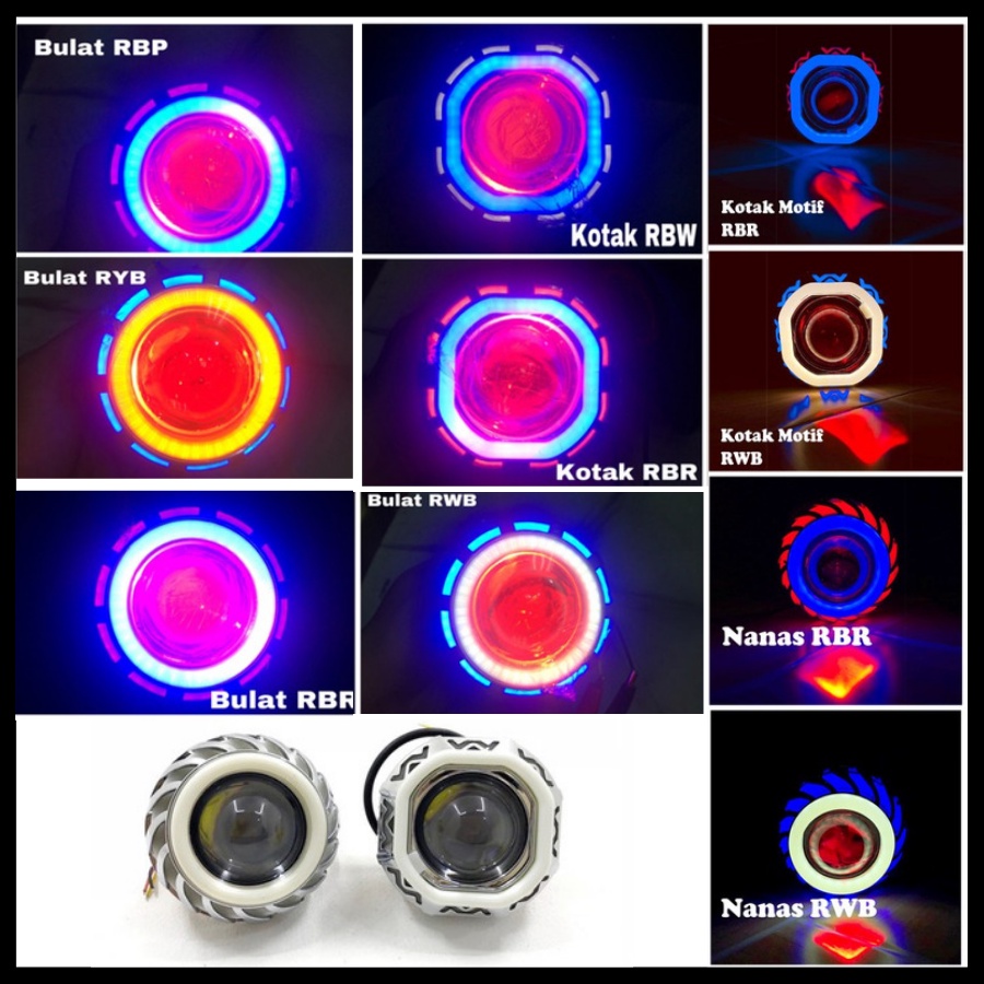 Jual Lampu Projector Projie Led AE + DE | Shopee Indonesia