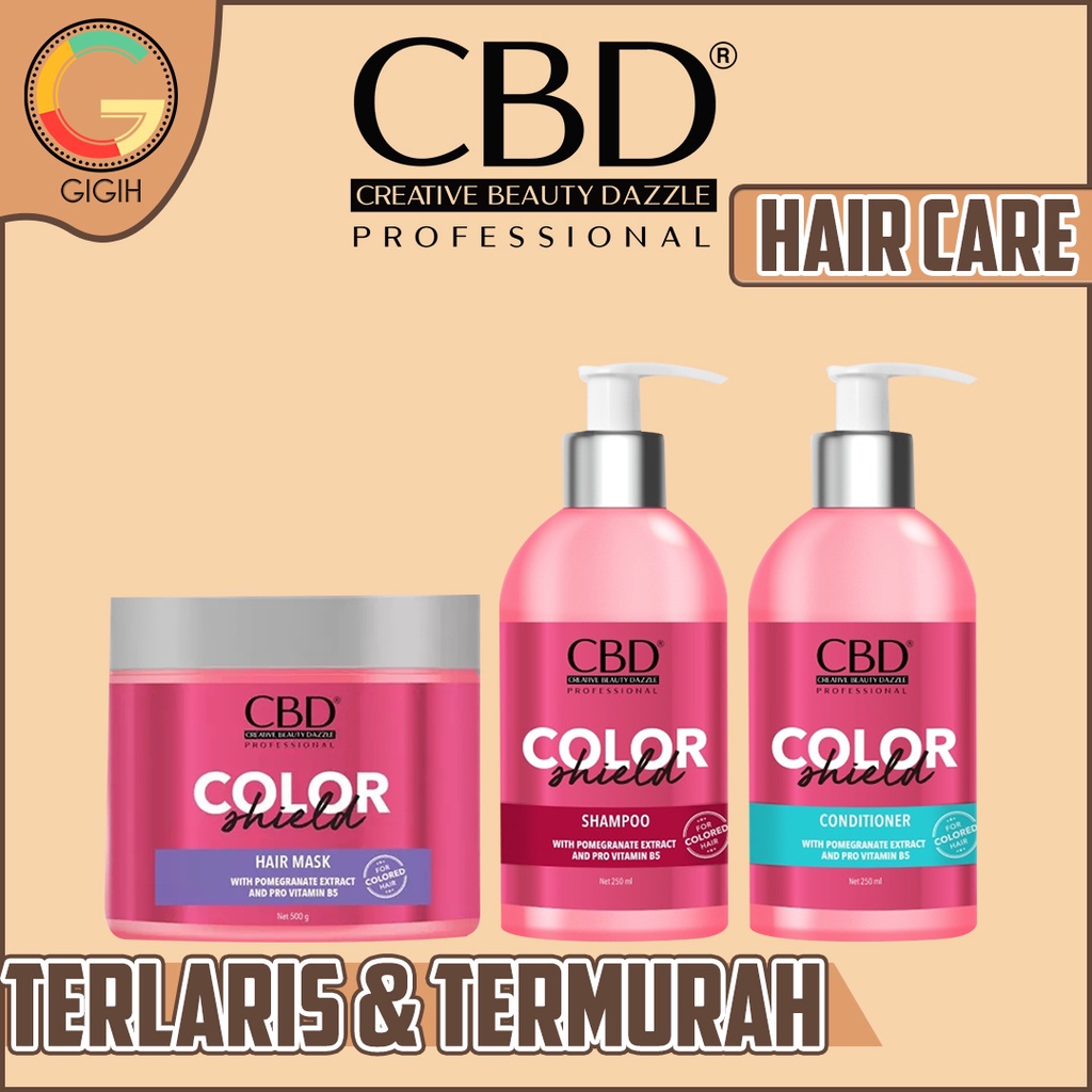 Jual CBD COLOR SHIELD HAIR CARE SERIES ( SHAMPOO / CONDITONER / MASKER ...