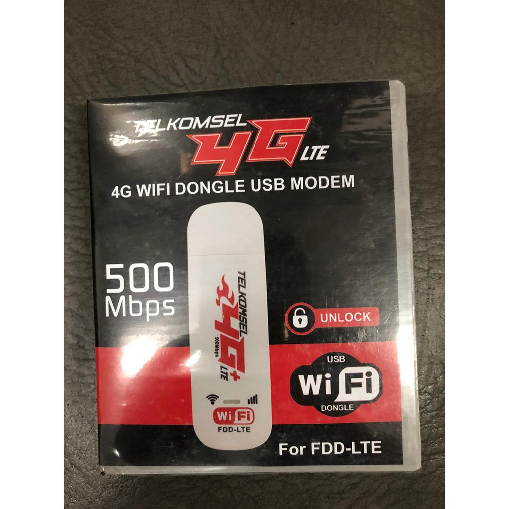 Jual Modem WIFI USB 4G LTE Telkomsel 500Mbps | Shopee Indonesia