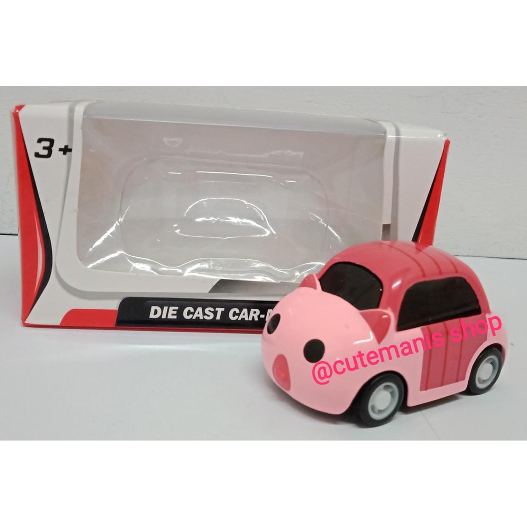 Jual DieCast Car-Mini Animals - pink | Shopee Indonesia
