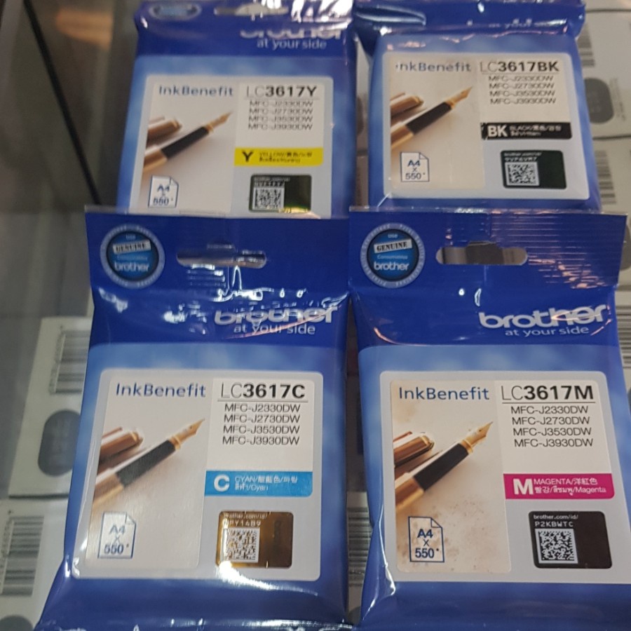 Jual Tinta Brother LC3617BK For MFC j2330DW, j2730DW Varian Warna ...