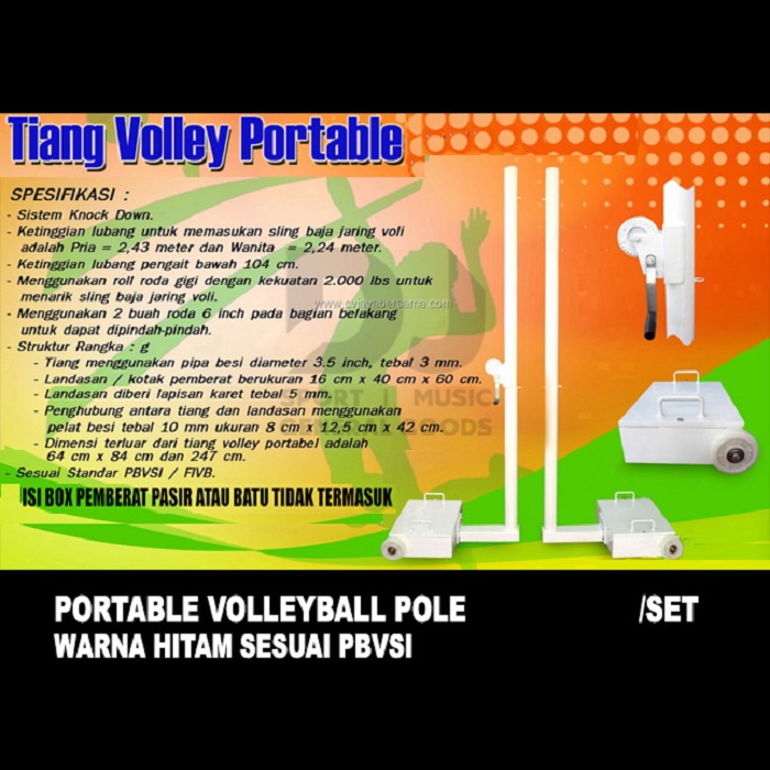 Jual TIANG VOLLEY PORTABLE | Shopee Indonesia